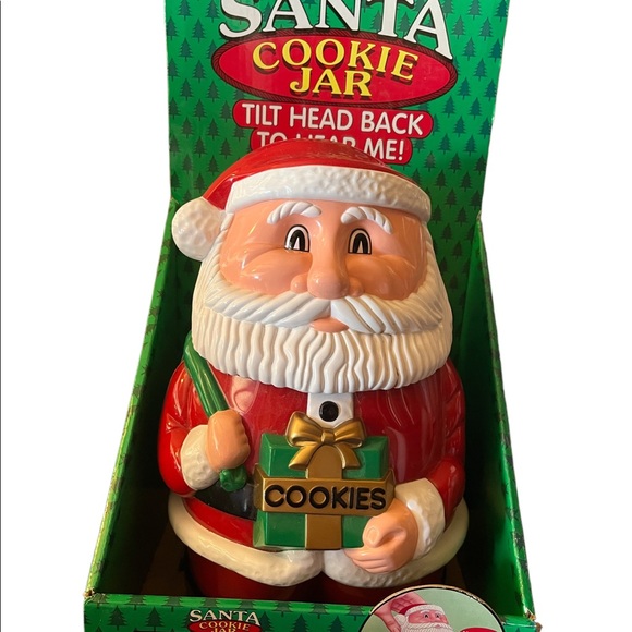 Holiday | Nos Talking Santa Cookie Jar Fundamental Too Ltd | Poshmark